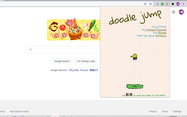 Doodle Jump Offline Game-Chrome娱乐插件-易解析chrome插件网